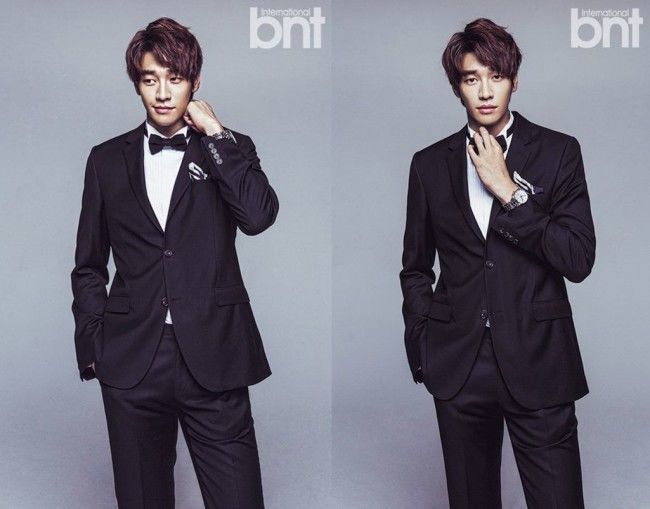 Model-actor Kim Young Kwang dresses up for fall shoot with "bnt"