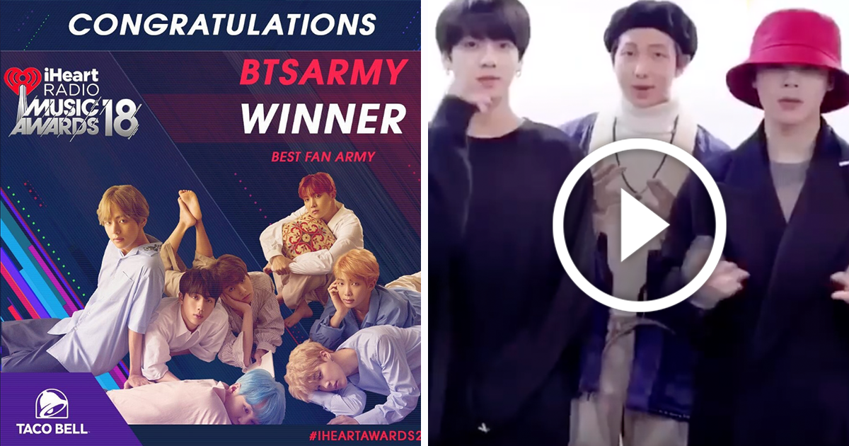 BTS Snags Not One But Two Awards At 2018 iHeart Radio Music Awards