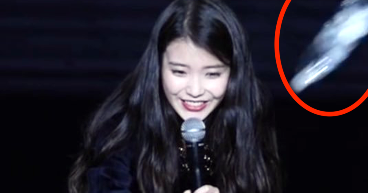 Video of IU Getting Hit In Face By A Water Bottle Goes Viral - Koreaboo
